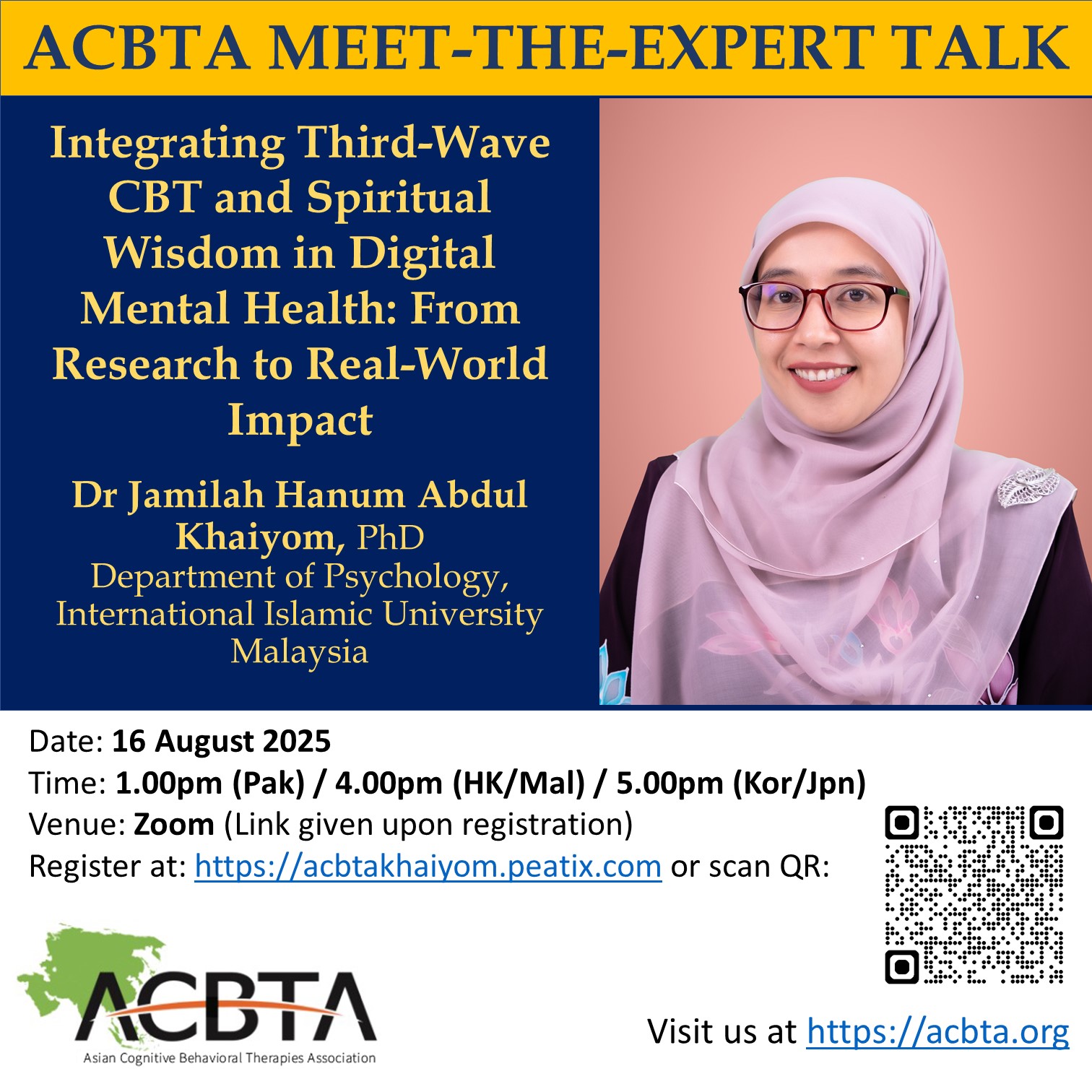 Asian Cognitive Behavioral Therapies Association (ACBTA) – A one-stop ...